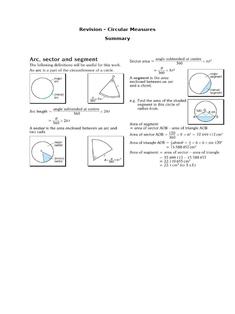 Revision-Circular Measures | PDF