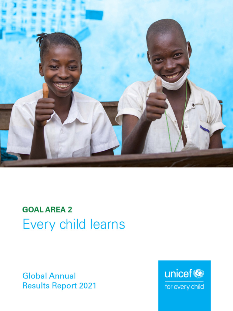 Every Child Learns - UNICEF Report | PDF | Poverty | Poverty & Homelessness