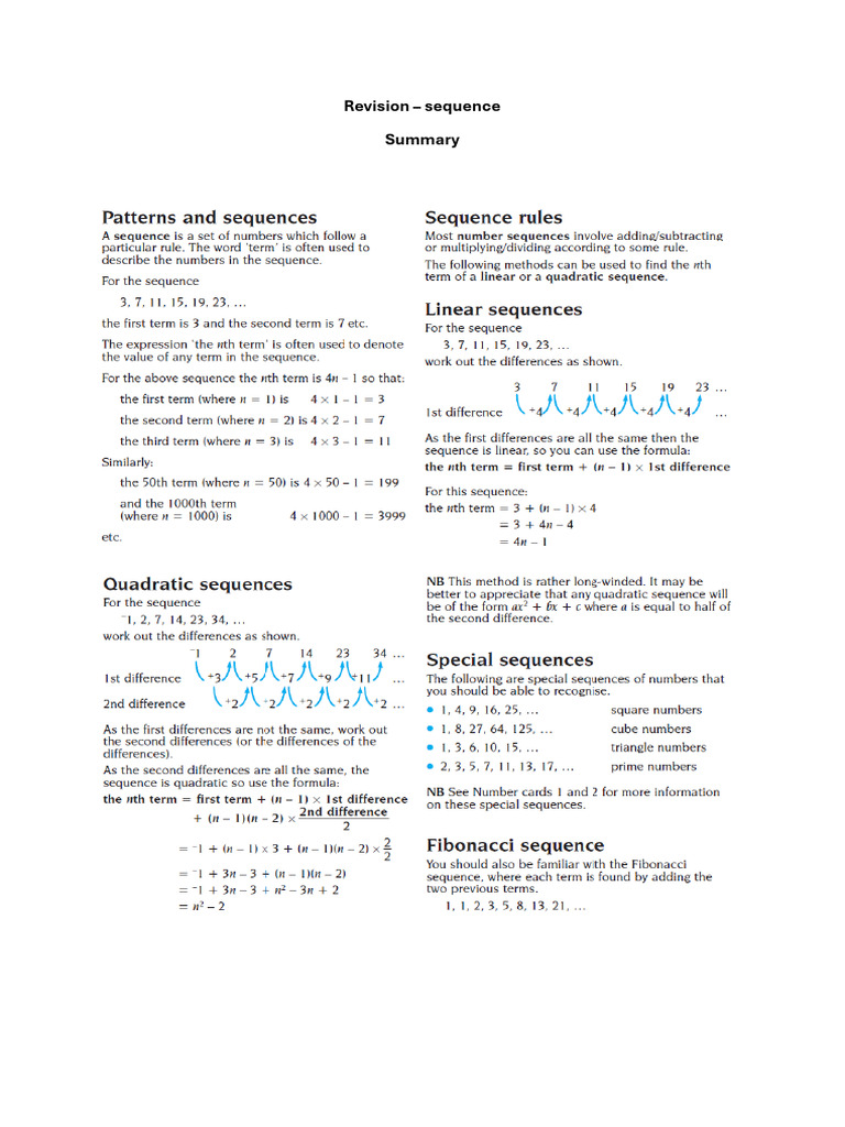 Revision Sequence | PDF