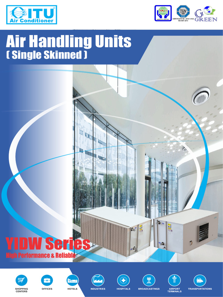 YIDW Series Single-Skinned AHUs | PDF | Building Technology ...