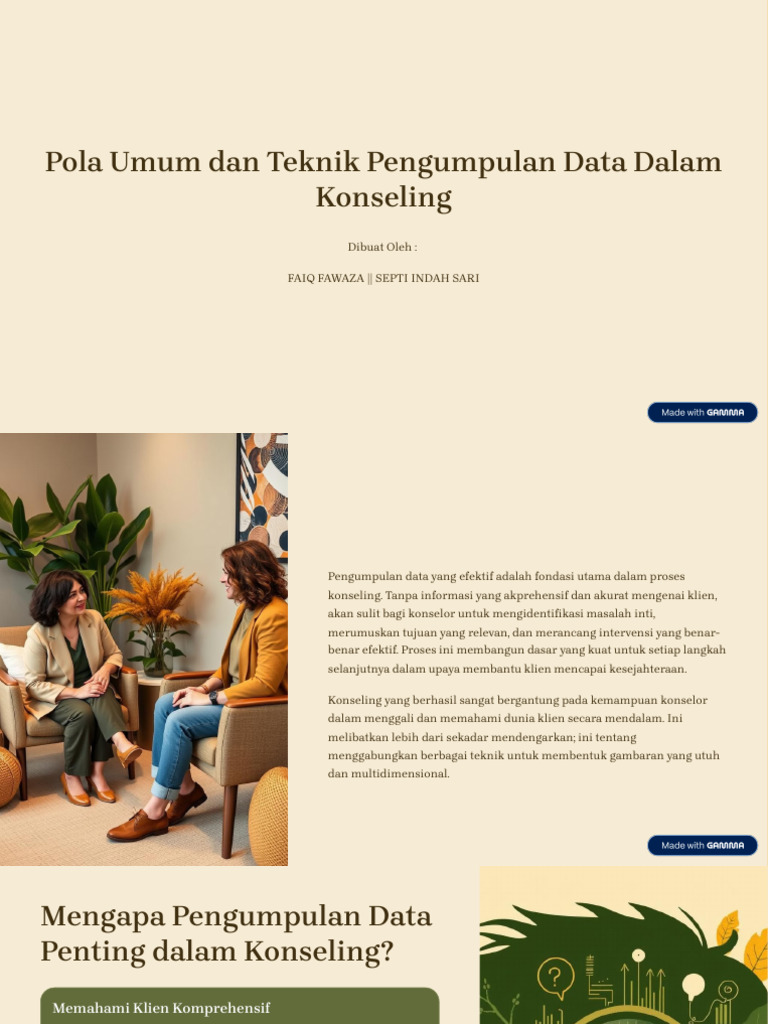 Teknik Pengumpulan Data Konseling | PDF