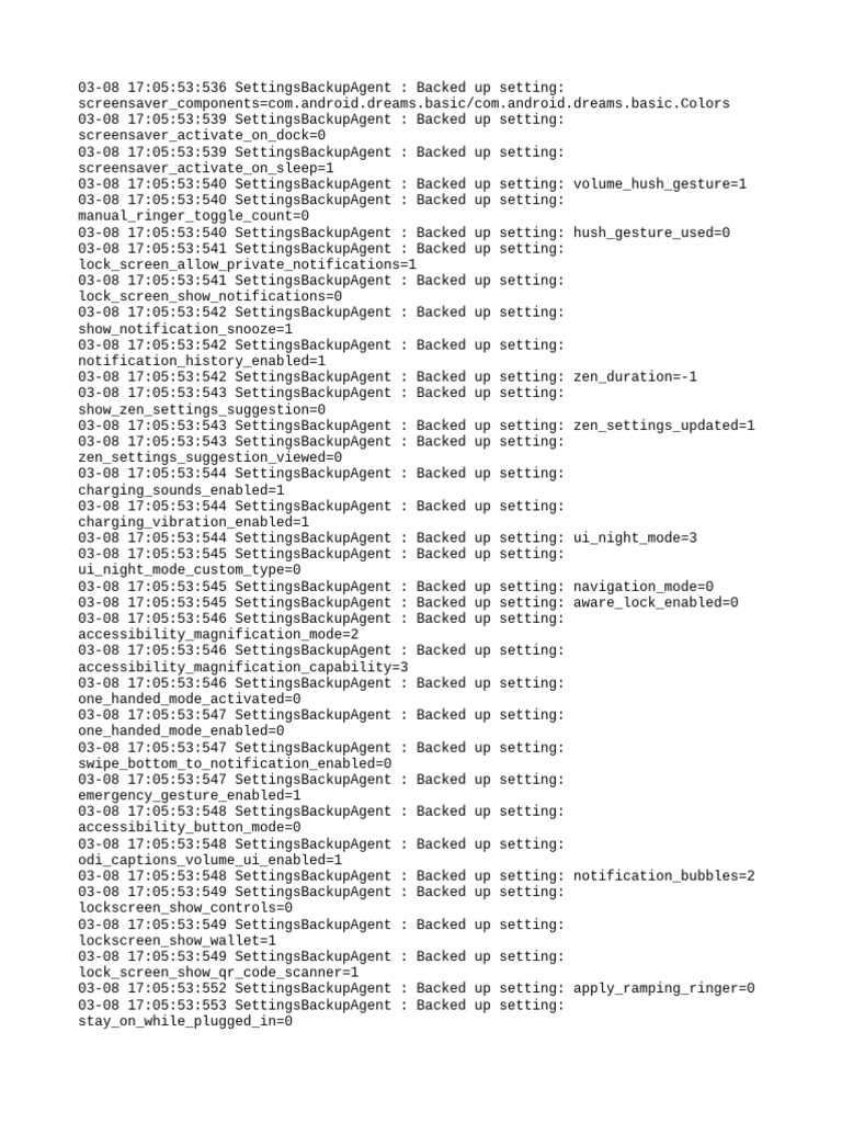 Settings Provider | PDF | Software | Computing