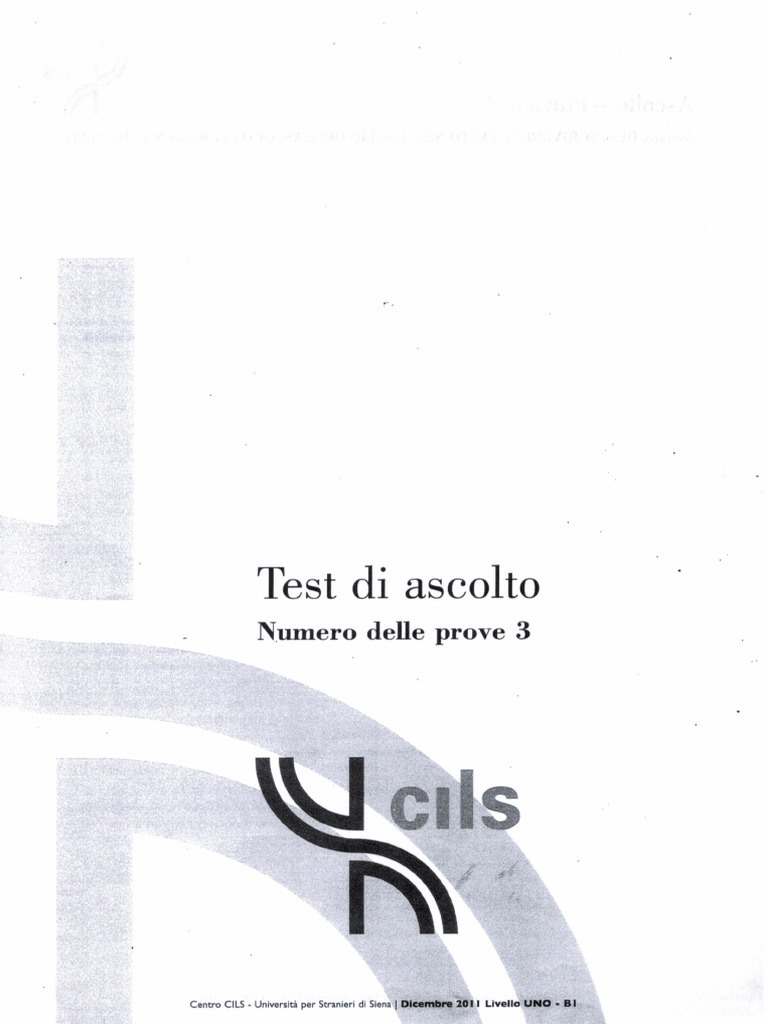 Dic 2011 Cils b1 | PDF