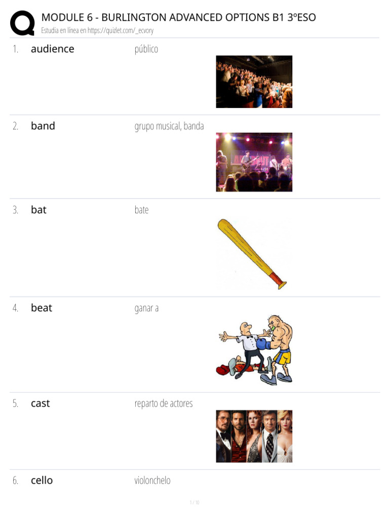Iadvanced Think Ahead 2 Module 6 Vocabulary | PDF