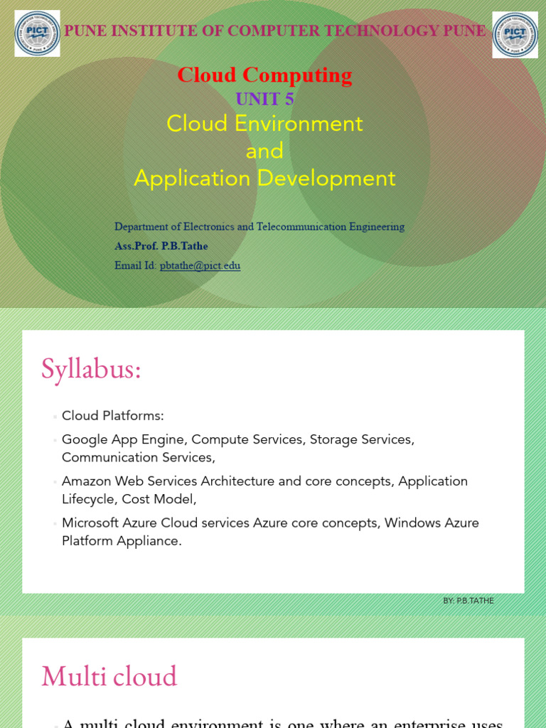 CC - UNIT - 5 - PPT - Pptxfycycyvhvhvjbjbjcgxgcgcy | PDF | Cloud ...