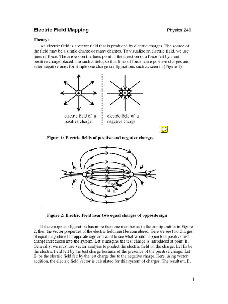 Electric Field Mapping | PDF | Electric Charge | Electricity