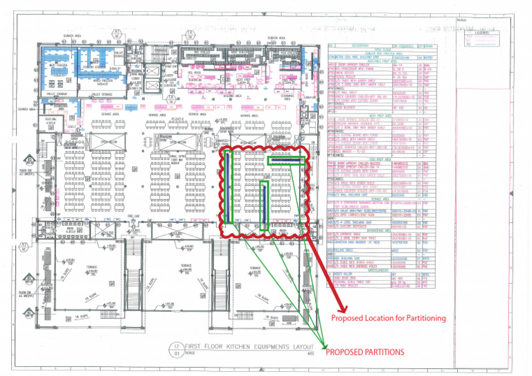 Proposed Partition Drawing | PDF