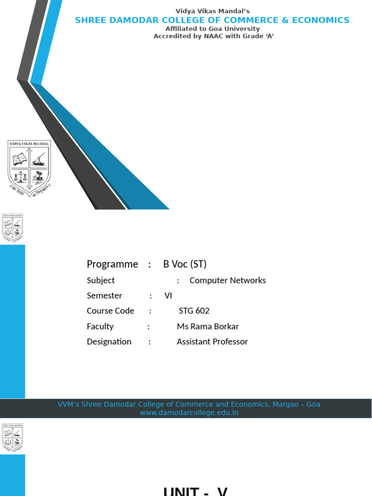 Unit 4 | PDF | Transmission Control Protocol | Port (Computer Networking)