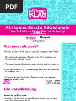 Algemene Vraagwoorde in Afrikaans FAL | PDF