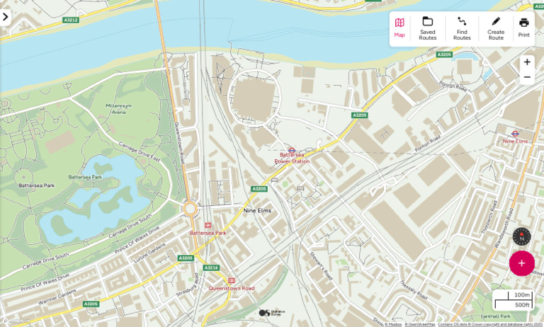 Battersea Power Station OS Map | PDF