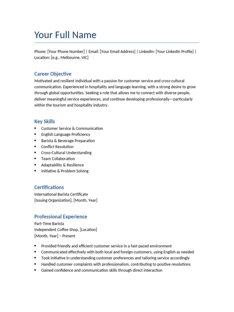Australian_Style_Resume | PDF