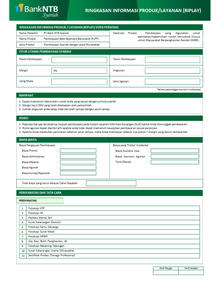 FLPP Ib Amanah v2 | PDF