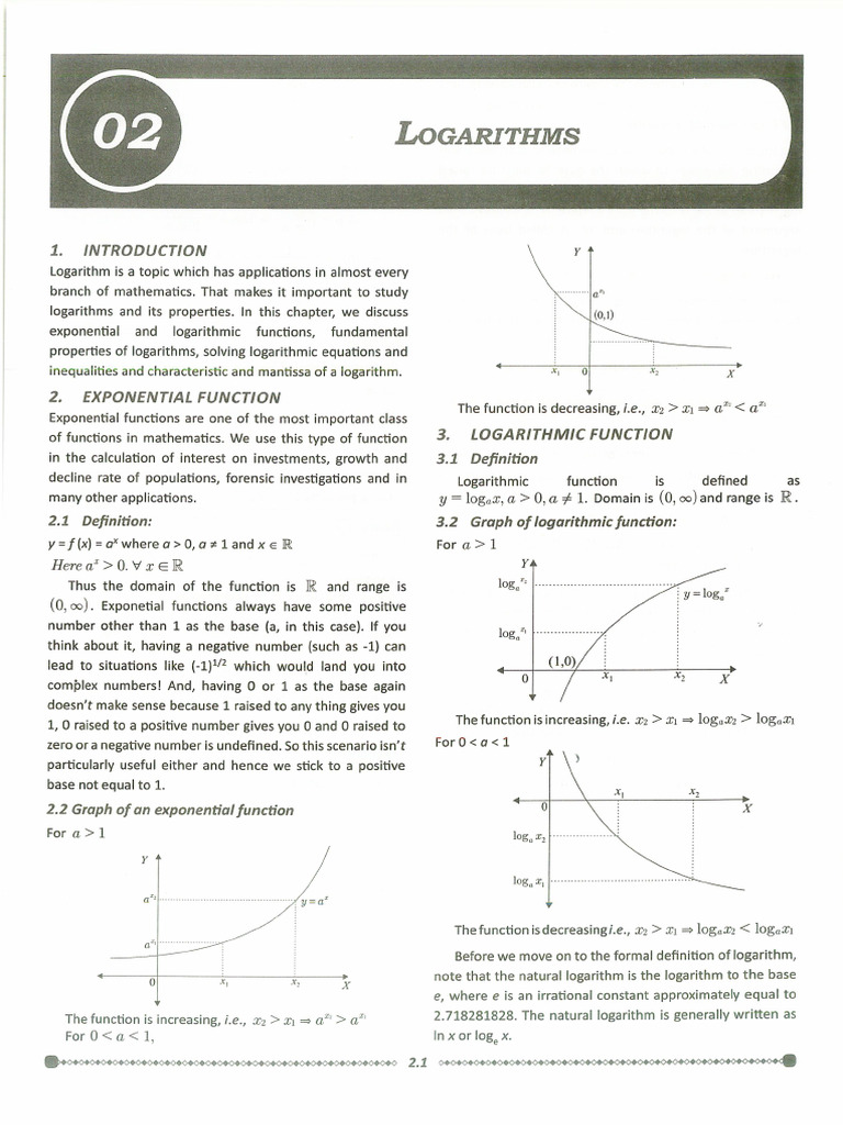 Logarithm | PDF