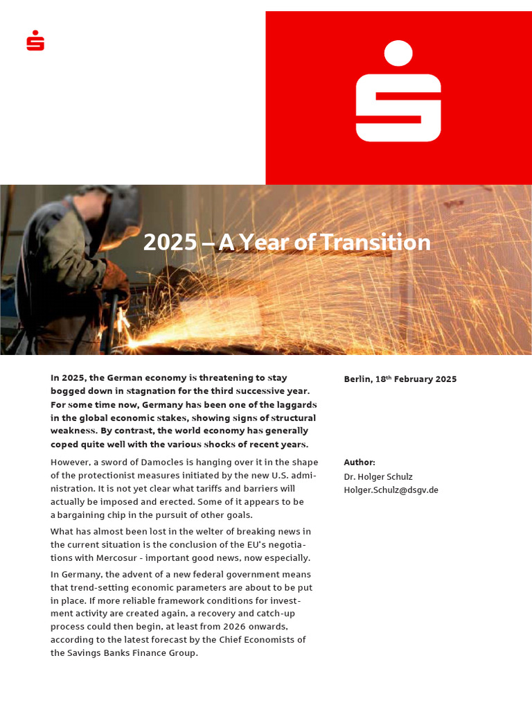 Germany's Economic Stagnation in 2025 | PDF | Consumption (Economics ...