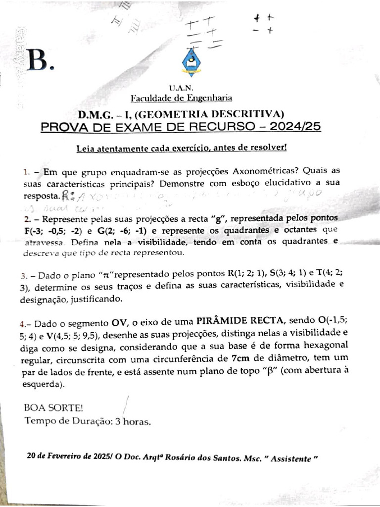 Recurso de Dmg1 Série B 2025 | PDF