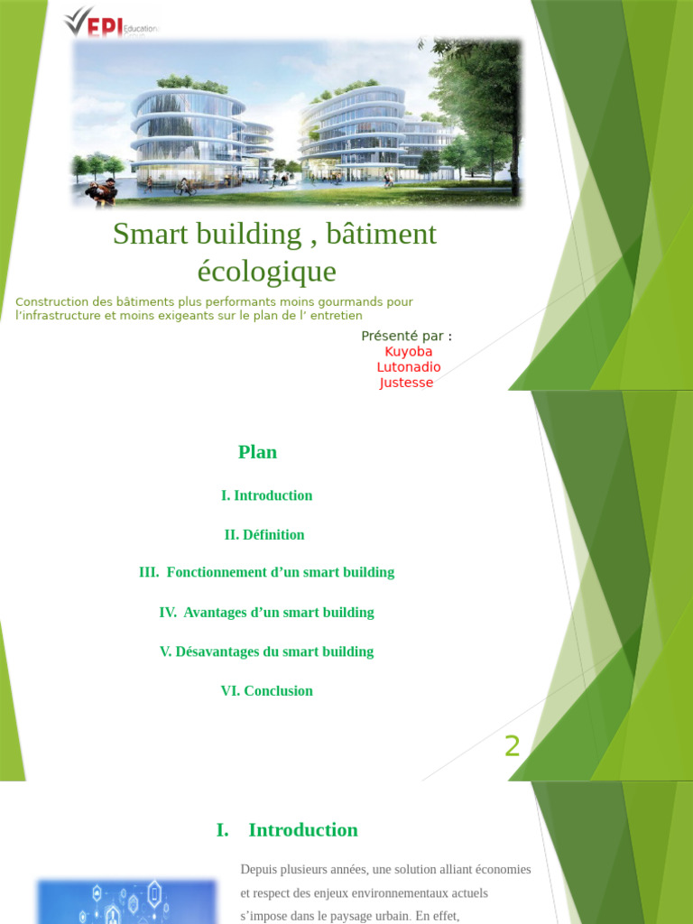 Smart Building | PDF | Environnement naturel | Durabilité