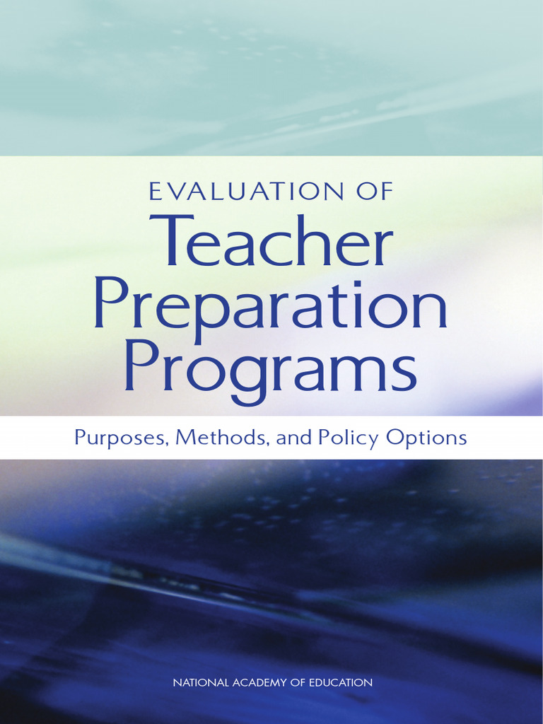 Student Teacher Preparation Programs 4 | PDF | Validity (Statistics ...