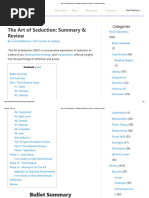The Art of Seduction | PDF | Seduction | Psychology