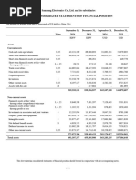 Samsung's Financial Statements | PDF | Balance Sheet | Income