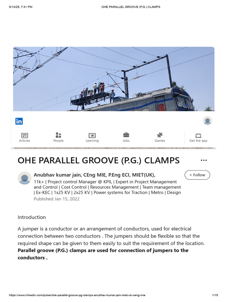 Ohe Parallel Groove (P.G.) Clamps1 | PDF | Mechanical Engineering | Manufactured Goods