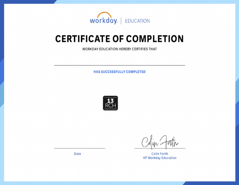 Workday HCM Certificate | PDF