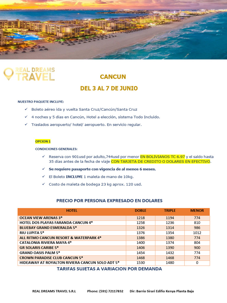 Cancun 3 7jun | PDF