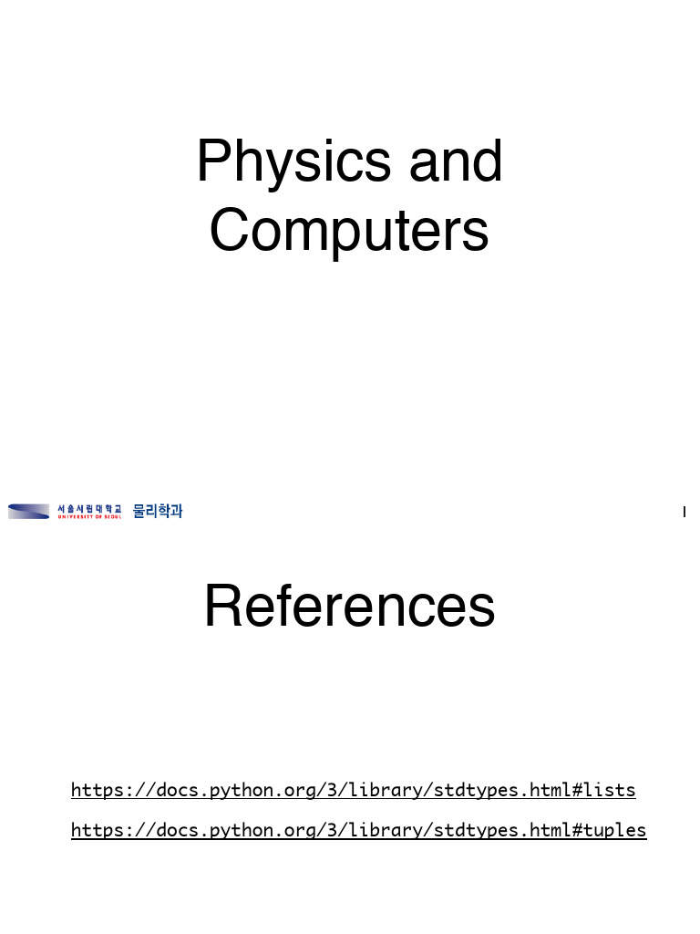 PhysComp1 Lect10 | PDF