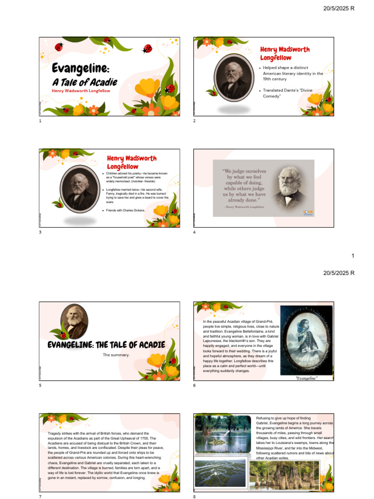 Evangeline-A-Tale-of-Acadie | PDF | Acadia