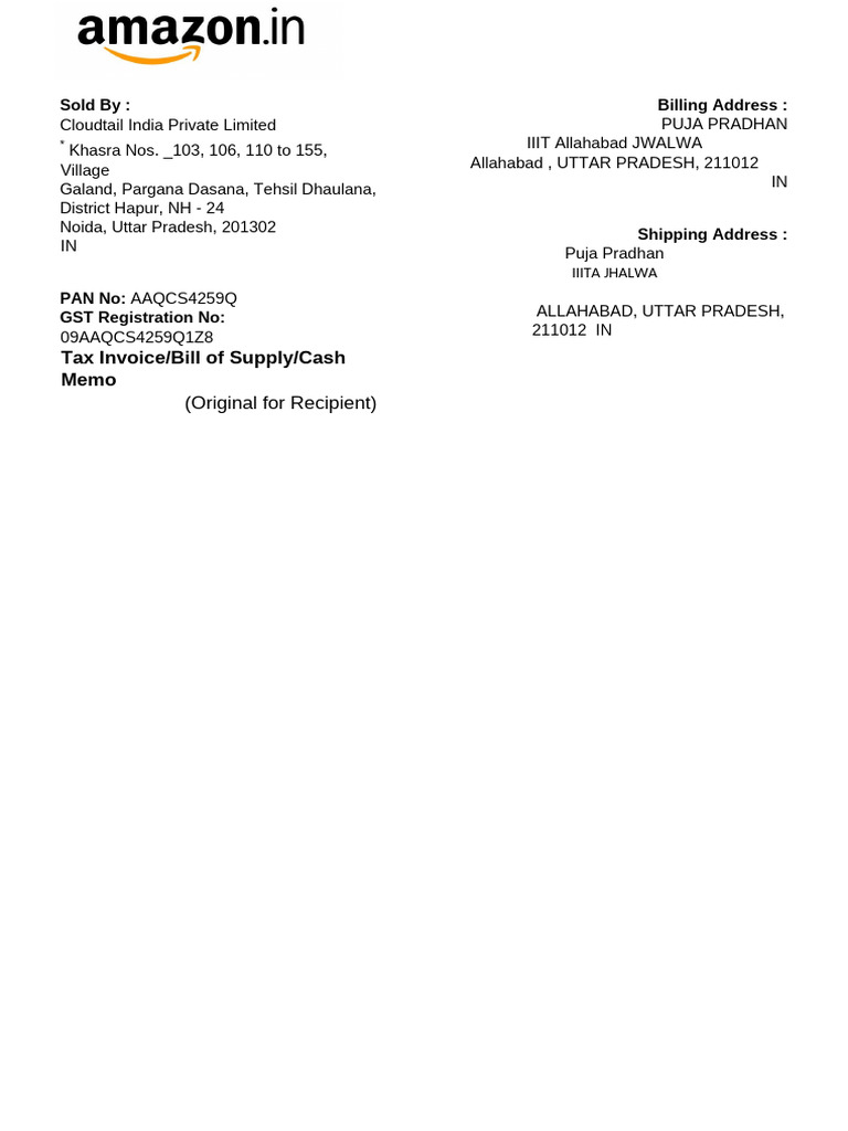Usha Cooler Invoice 2 | PDF | Invoice | Sales