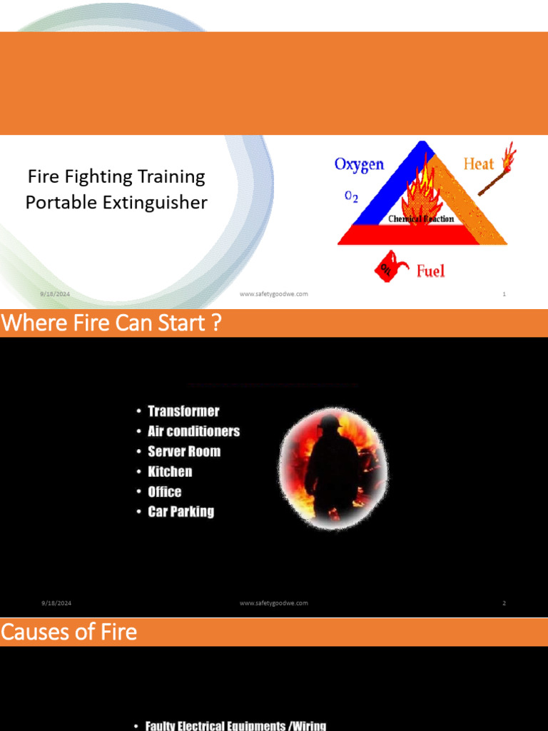 SGW-ATS - Fire Fighting Trining - Portable Extinguisher | PDF | Sustainable Technologies | Heat ...
