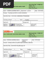 Extra Duty Form for Shravan Hospital | PDF