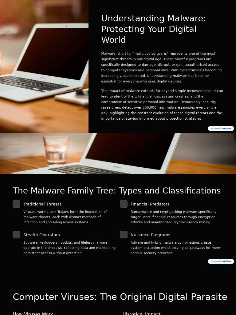 Understanding Malware Protecting Your Digital World | PDF | Malware | Computer Virus