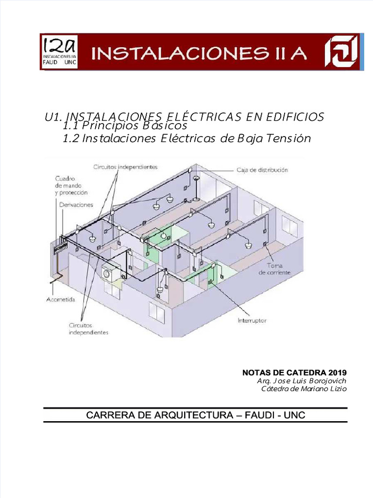 Apunte Instalaciones Electricas en Edificios | PDF | Imán | Energia electrica