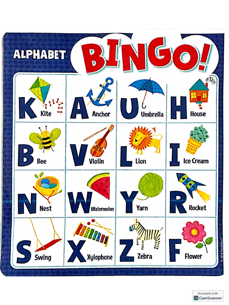 Alphabet Bingo | PDF