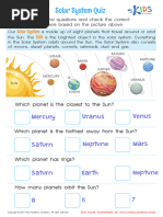 Solar System Distances in Scientific Notation | PDF | Social Science ...
