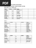 Betway Premiership Fixtures 2025-26 | PDF | Sports | Association Football