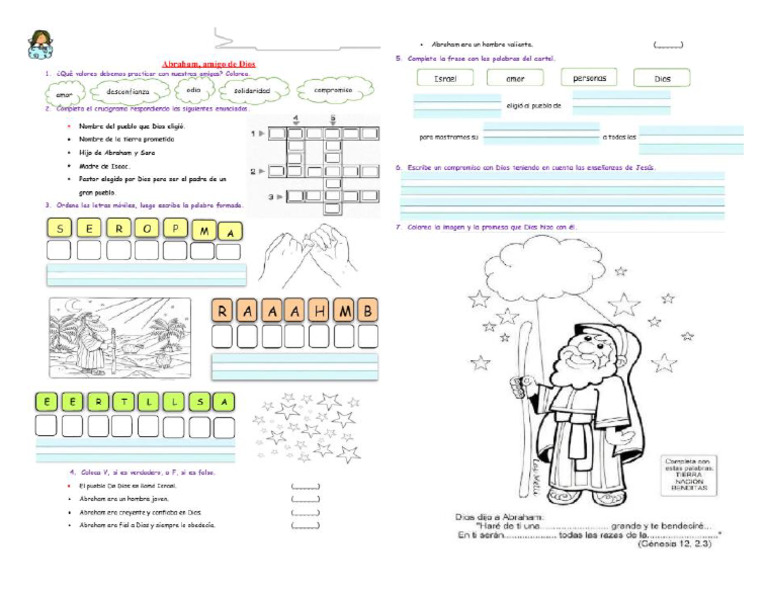 Clase Abraham Amigo de Dios PDF | PDF
