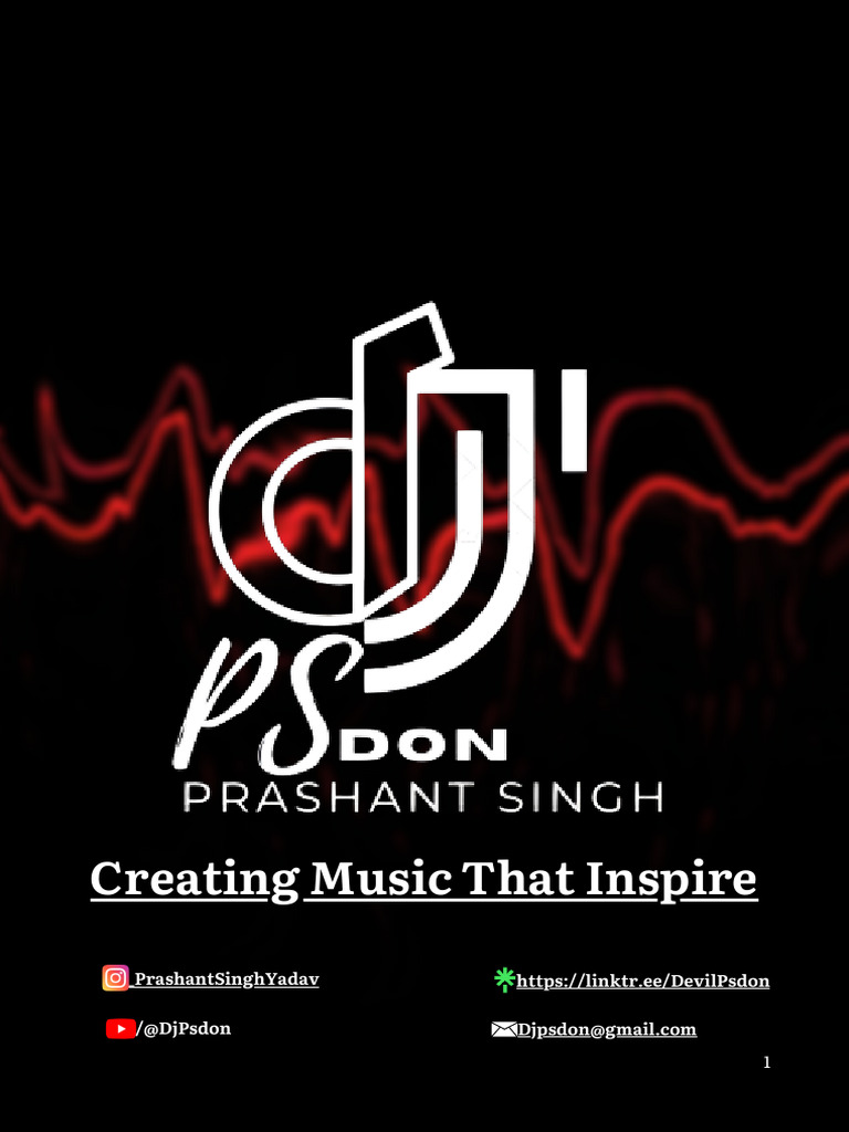 Prashant Singh & DJ Psdon - Portfolio | PDF | Musicology | Popular Music