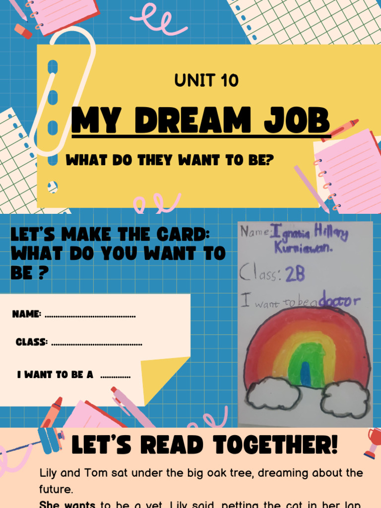 Dream Jobs: What Do You Want to Be? | PDF