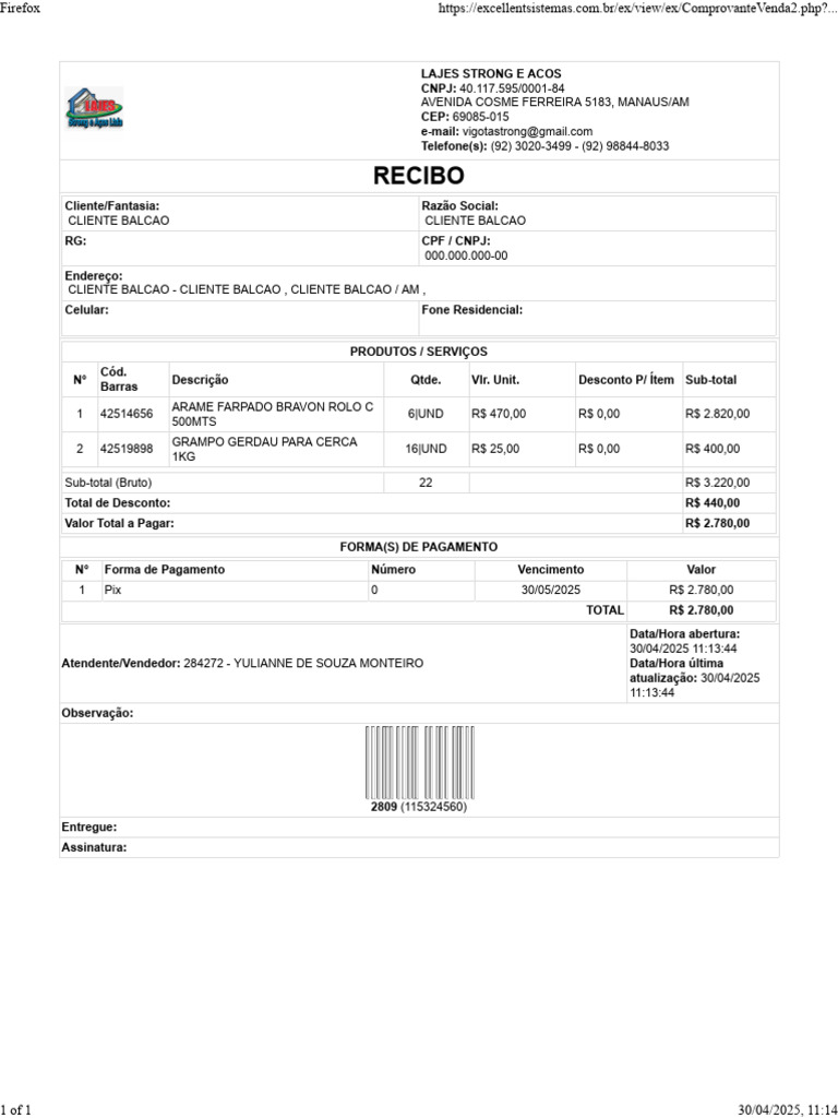 RC Arame | PDF | Tecnologia bancária | Pagamentos