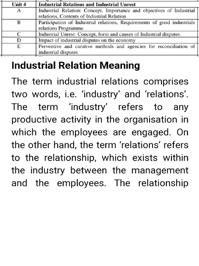 Human Resource Management Notes (Unit 4) | PDF