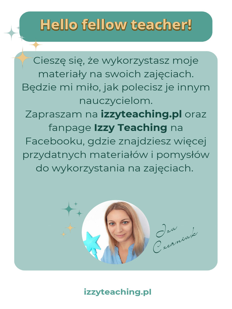 Izzy Teaching Present Simple - S | PDF