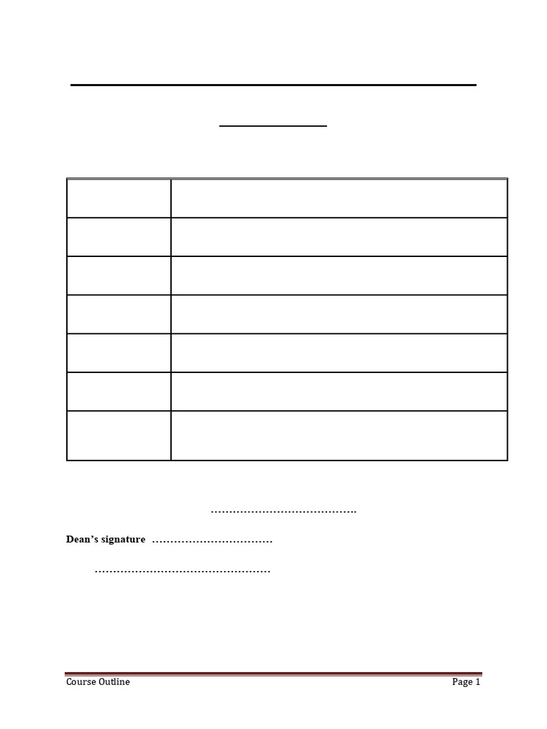Course Outline MA-050 | PDF | Trigonometry | Mathematics