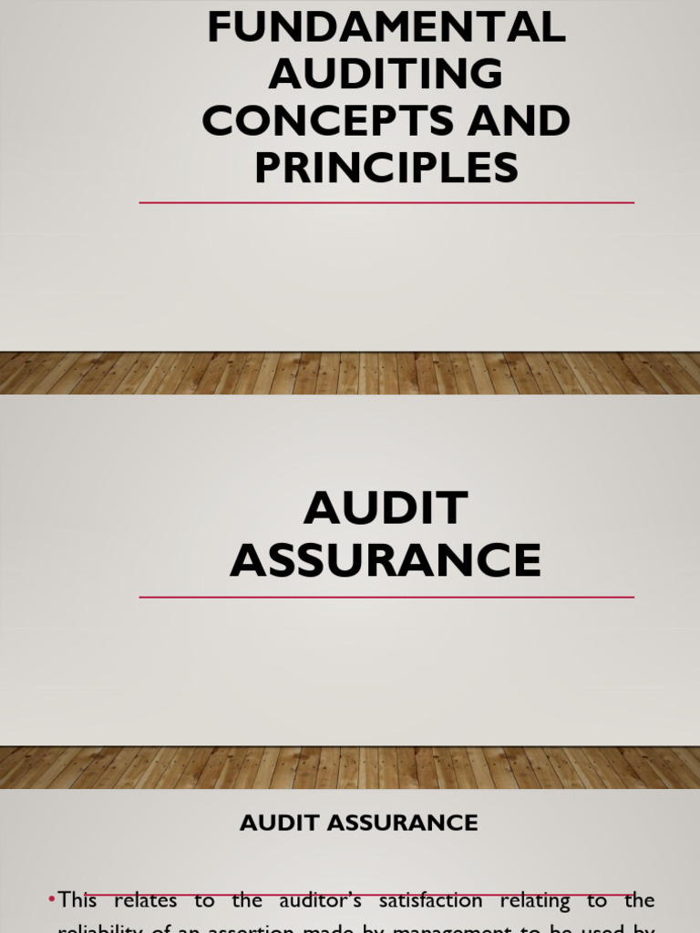 Topic 8 - Audit Assurance | PDF | Audit | Accounting