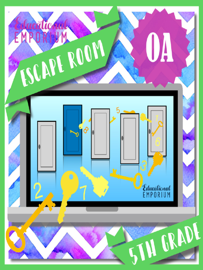 5th Grade Math Escape Room Guide | PDF | Mathematics