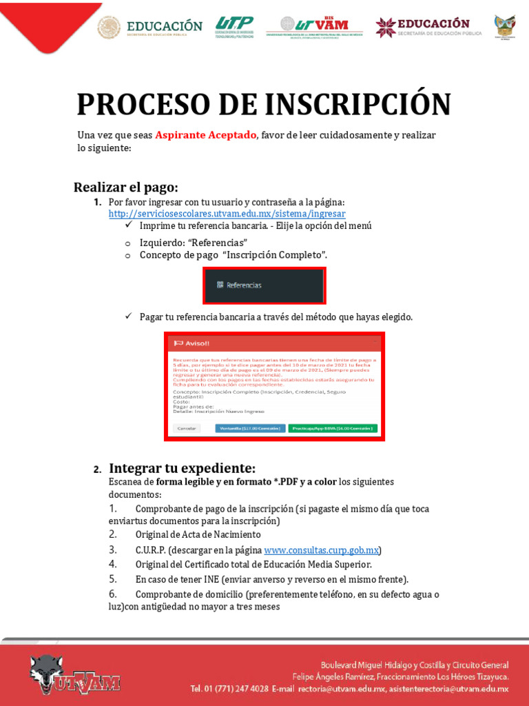 Inscripcion | PDF