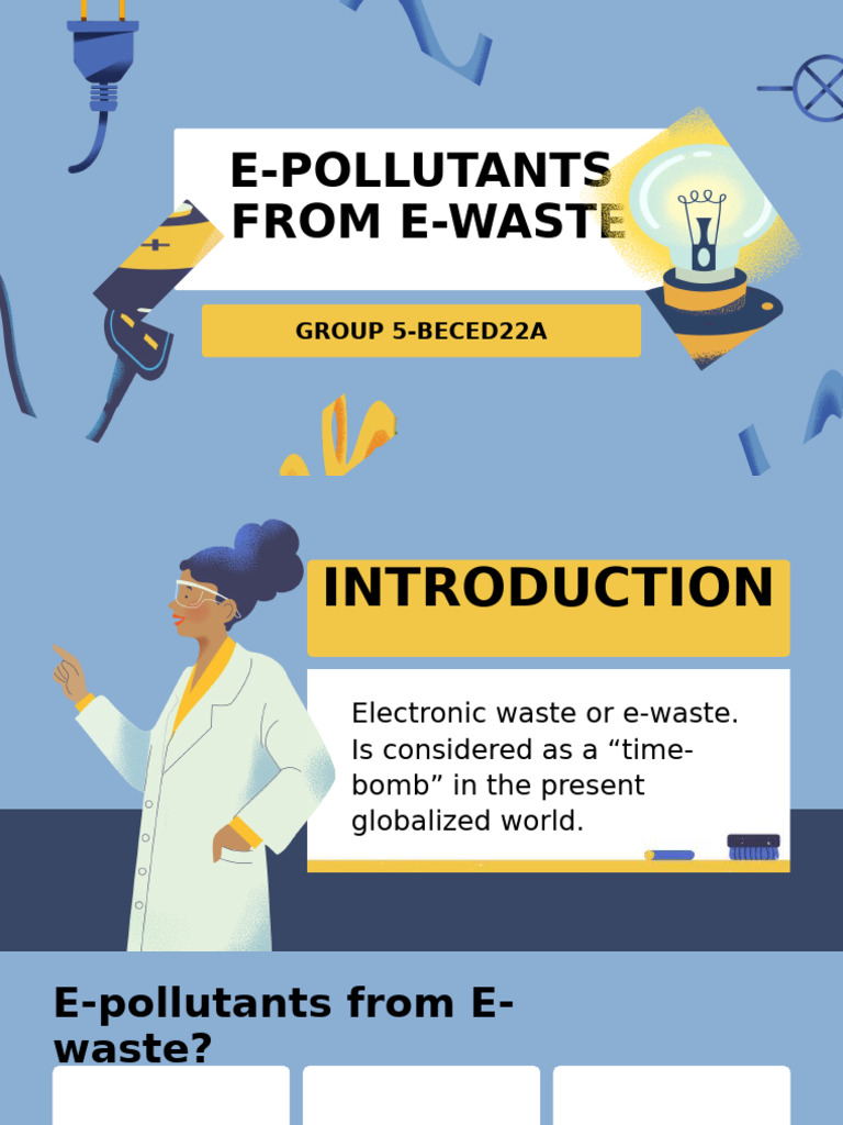 E-Pollutants From E-Waste | PDF