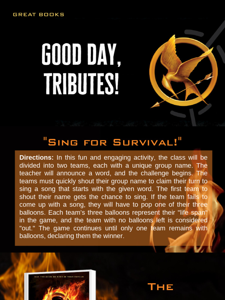 Hunger Games Classroom Activity Guide | PDF | The Hunger Games
