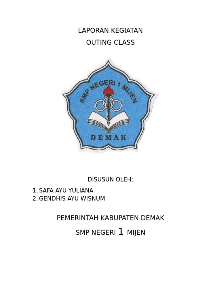 Jadi Laporan Kegiatan Outing Class | PDF