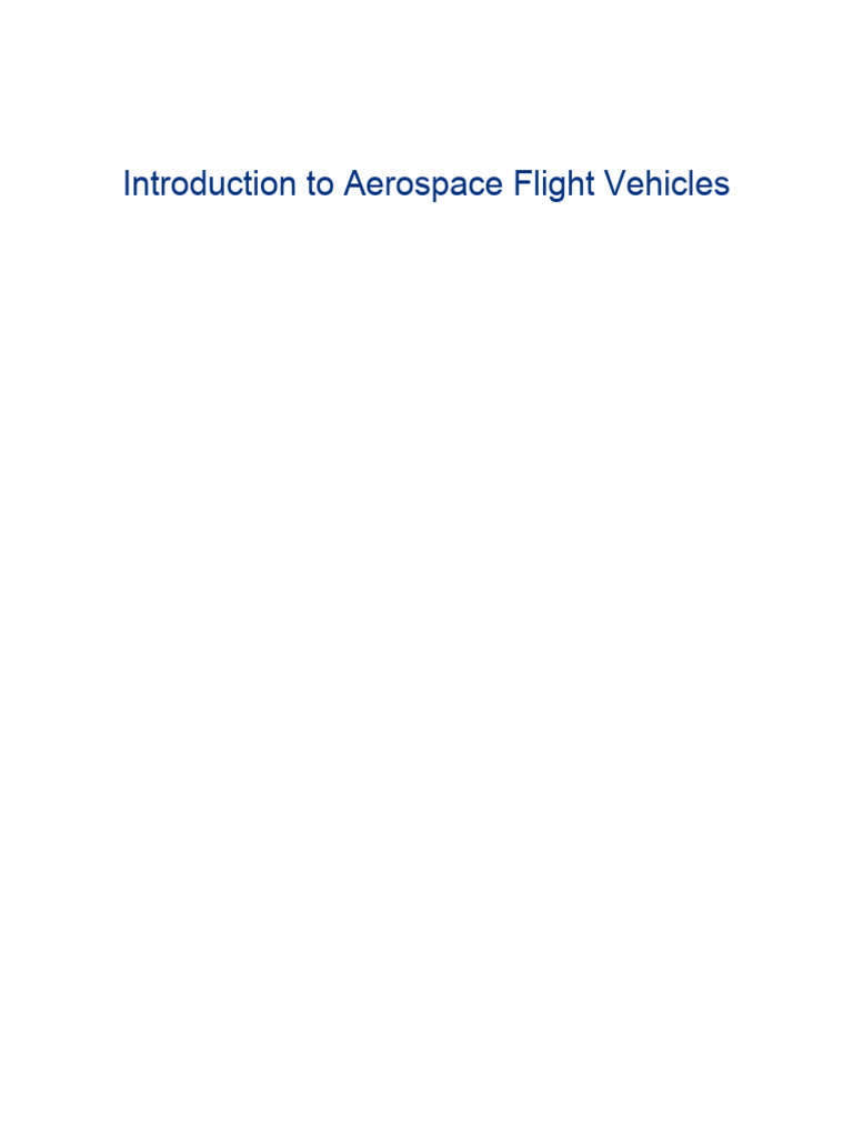Introduction To Aerospace Flight Vehicles | PDF | Fluid Dynamics | Boundary Layer